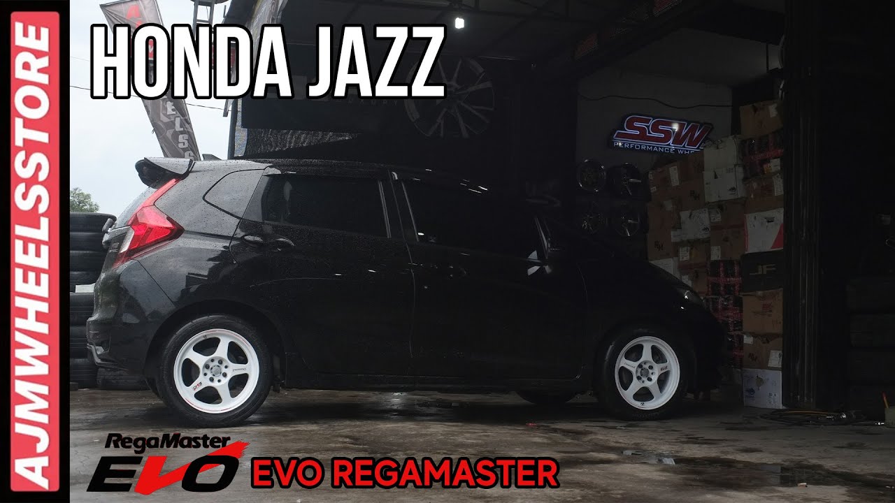 MODIFIKASI HONDA JAZZ VELG EVO REGA MASTER // AJMHEELSSTORE - YouTube