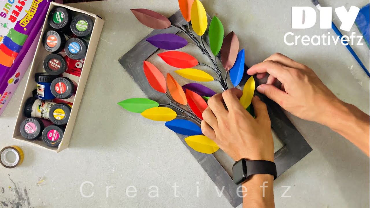 Paper wall Decoration Ideas Easy And Simple - DIY Room Decor Ideas ...