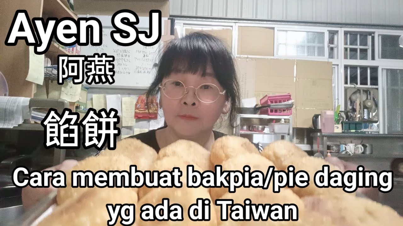 Cara membuat bakpia/pie daging yg ada di Taiwan - YouTube