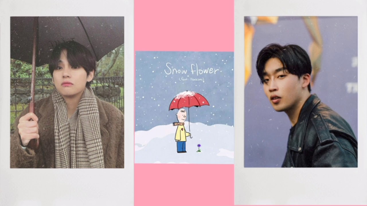 Lyric / easy Snow Flower V BTS (방탄 소년단) feat. Peakboy - YouTube