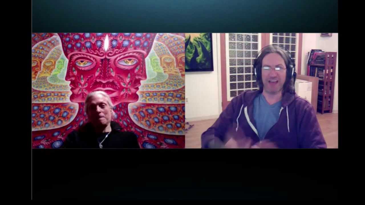 Guy Aitchison Interviews Alex Grey about Entheon Kickstarter on TattooNOWTV - YouTube