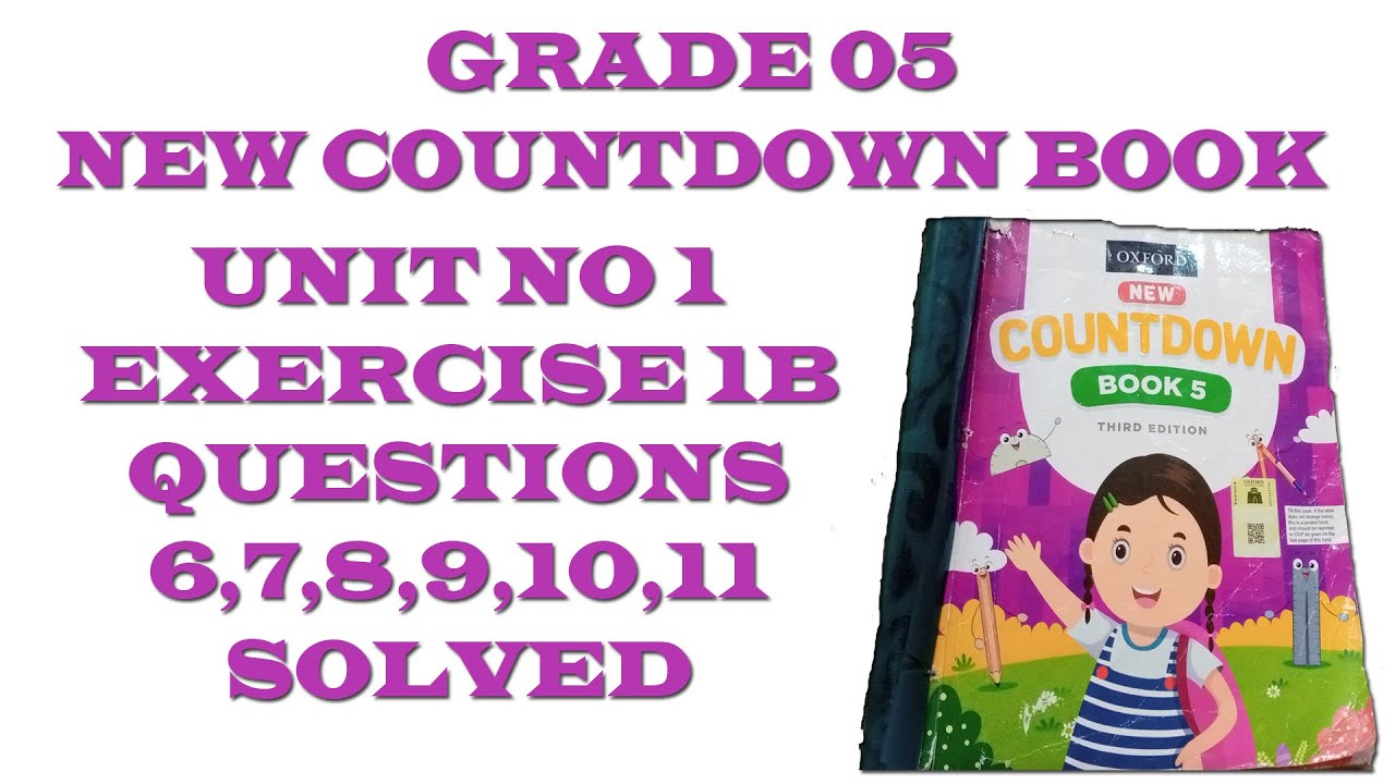 Class 5 Countdown Unit 1 Exercise 1b question no 6,7,8,9,10,11 ...