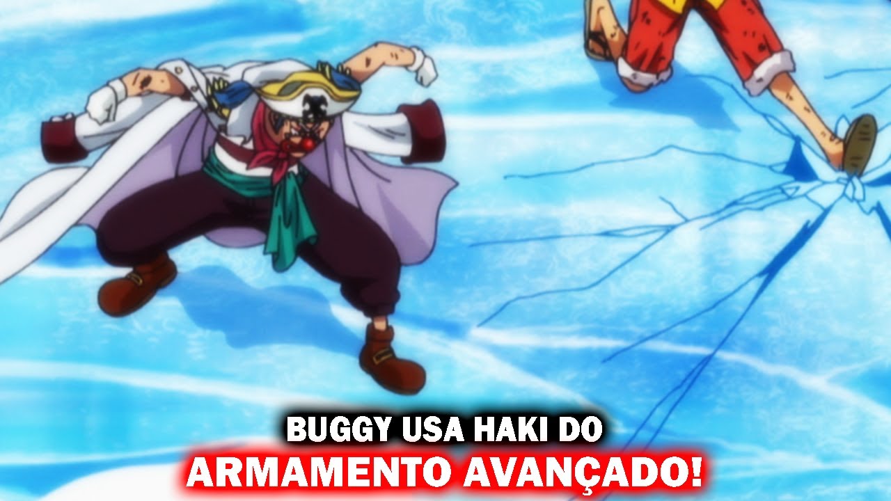 Buggy Yonkou Usando Haki Do Armamento Avançado (One Piece) EDIT ...