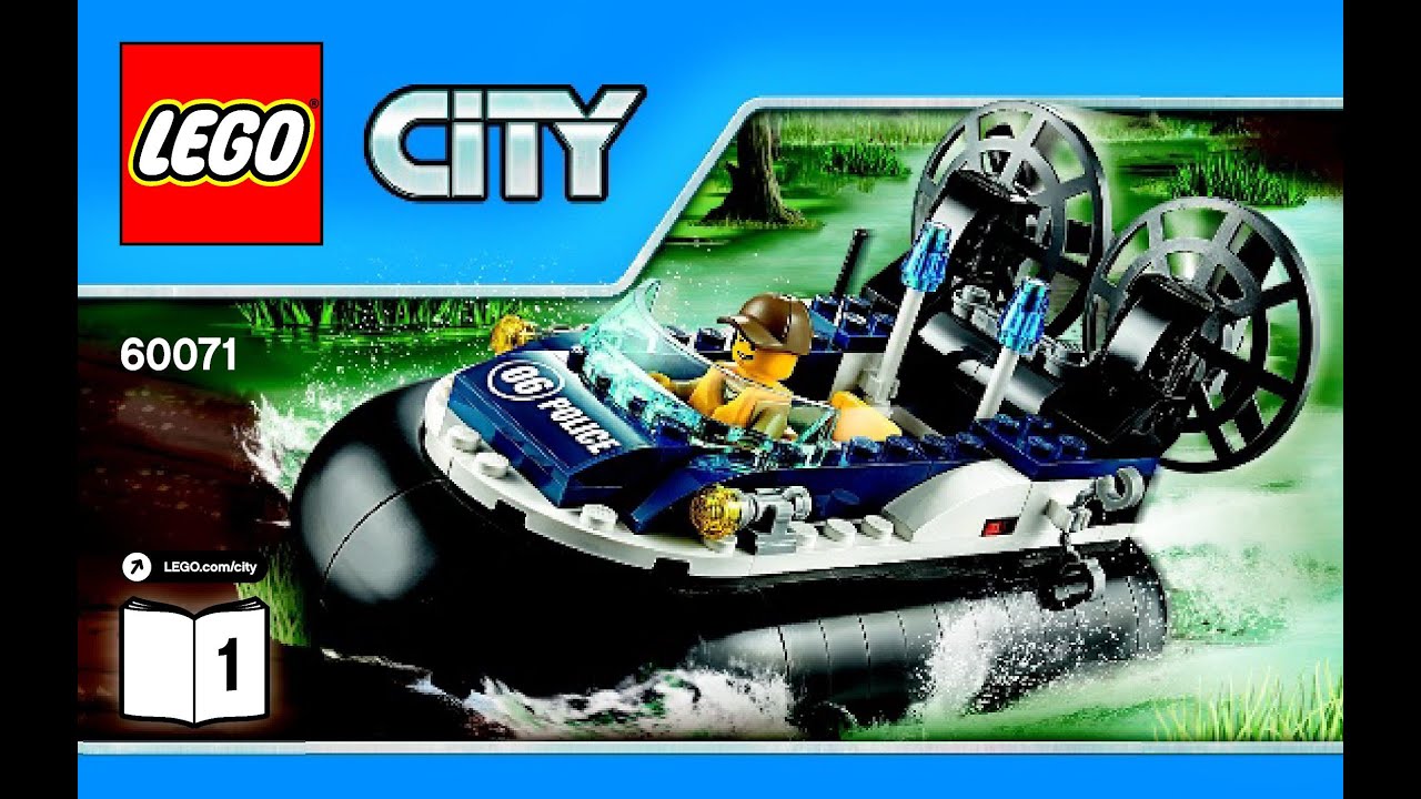 60071 LEGO Hovercraft Arrest City Police - YouTube
