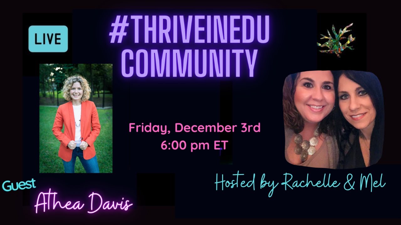 Thrive O'Clock with Rachelle and Mel and special guest Athea Davis ...