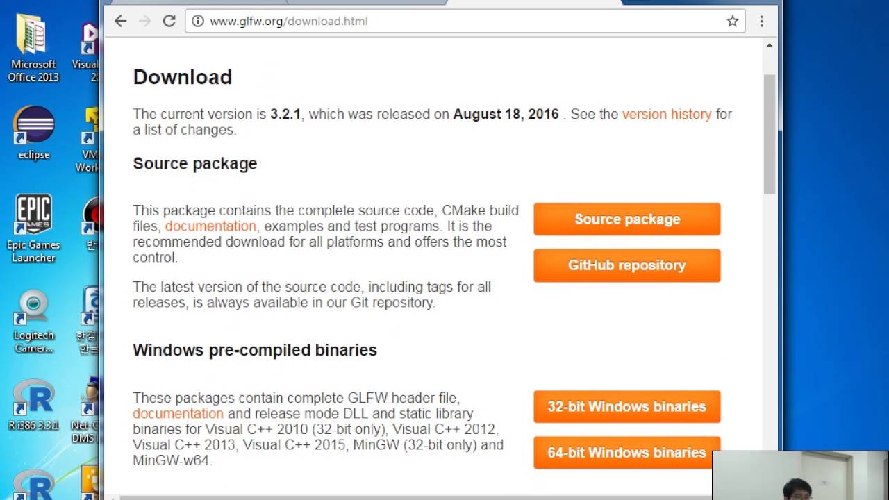Week 3 - OpenGL, GLEW, GLFW 설치, 점 찍기, 선 그리기 - YouTube