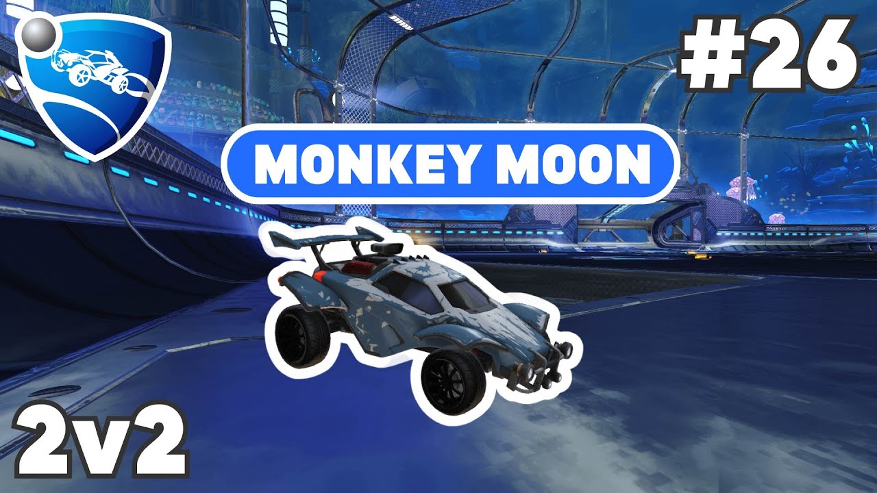M0nkey M00n Ranked 2v2 PRO Replay #26 - Rocket League Replays - YouTube