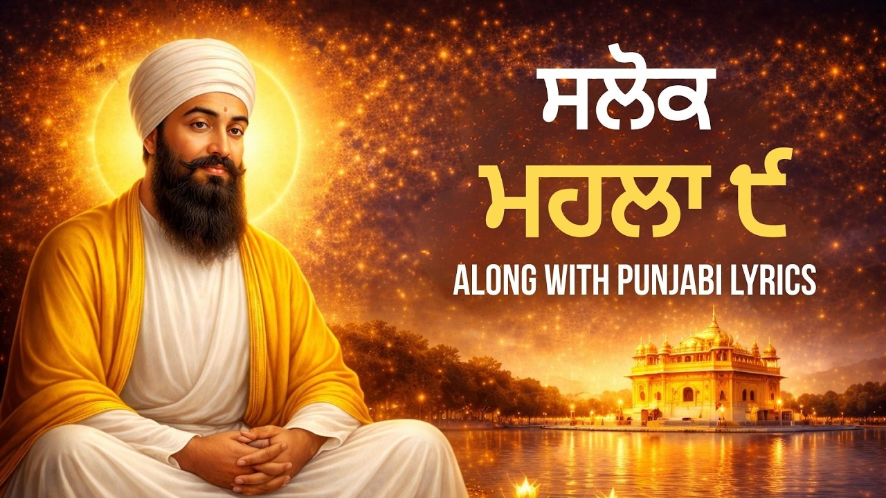 Salok Mahalla 9 (Nauvan) | ਸਲੋਕ ਮਹਲਾ ੯ | Guru Tegh Bahadur Ji Shabad ...