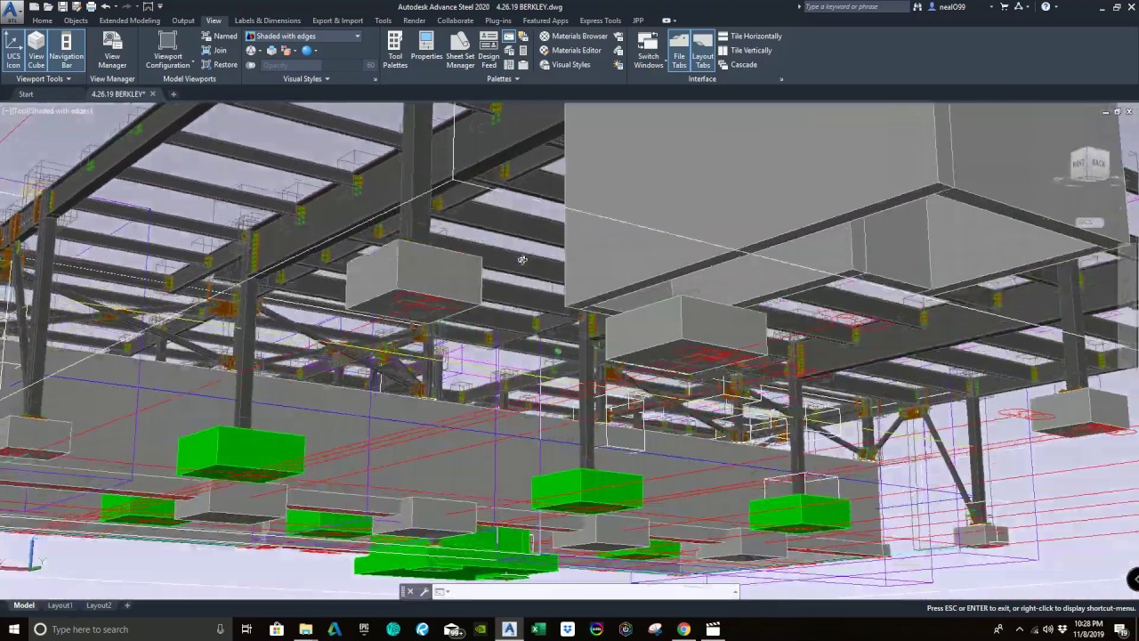 MODELING IN ADVANCE STEEL 2020 - YouTube