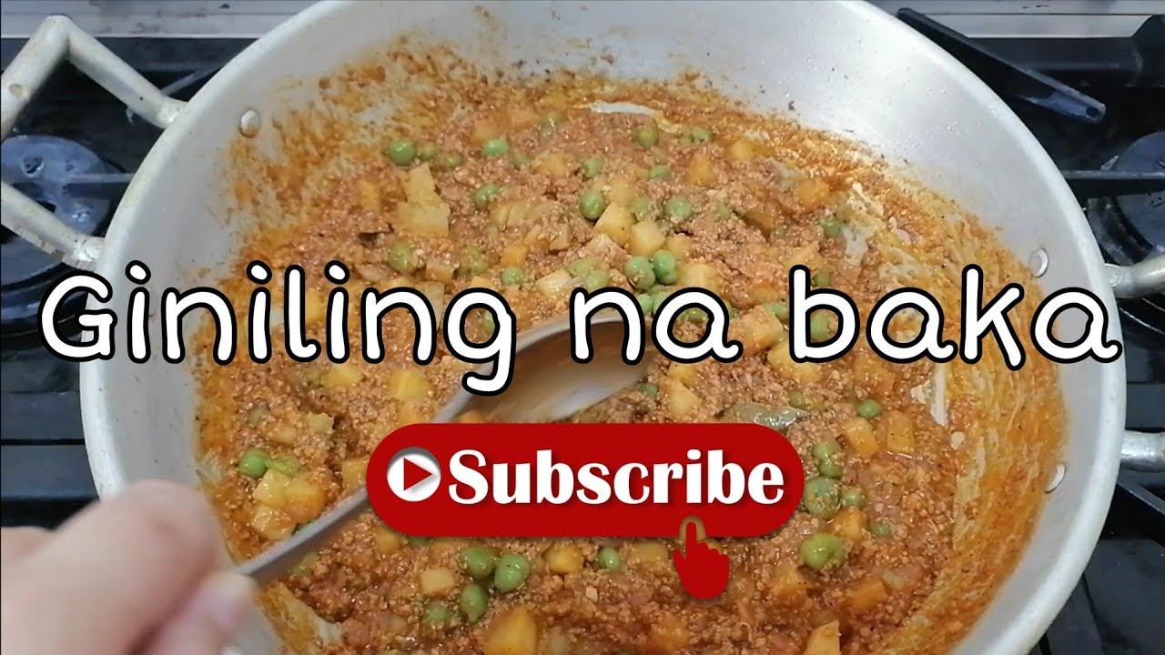 GINILING NA BAKA FOR LUNCH /Ebeb Vlog - YouTube