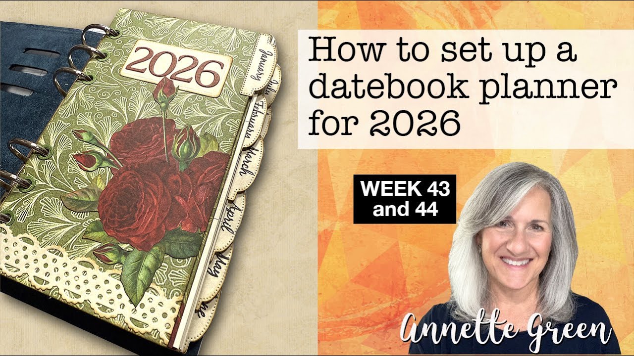 How To Set Up a Datebook Planner for 2026 - YouTube