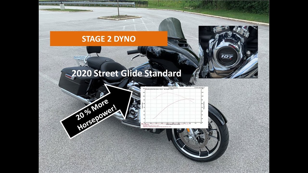 20% more horsepower Stage 2 M8 Street Glide! - YouTube