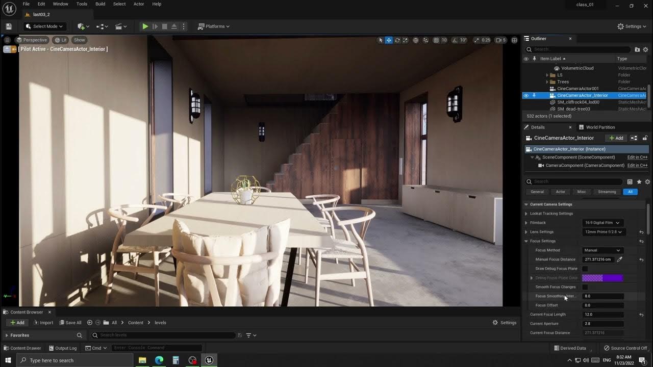Unreal Engine 5_Class09 Interior Render & Path Tracing (شرح بالعربي UE5) - YouTube