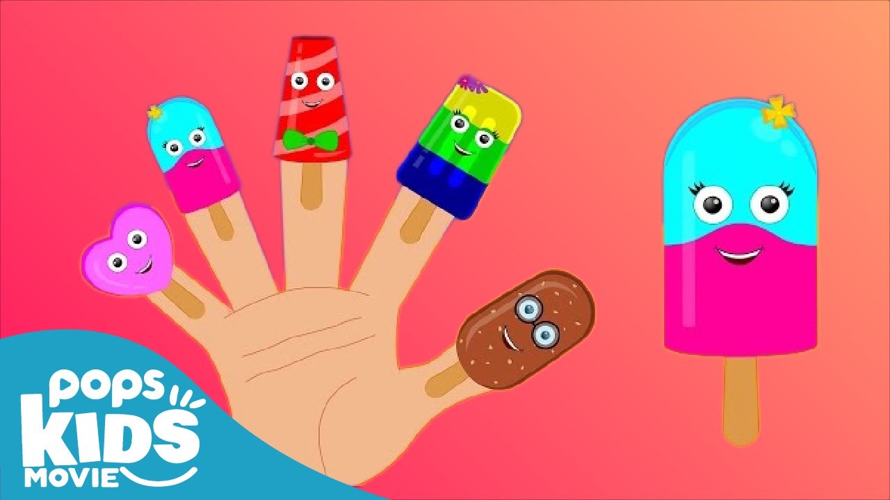 80 Learn Color Finger Family Cake Pop Ice Cream Nursery Rhyme for Kid ...