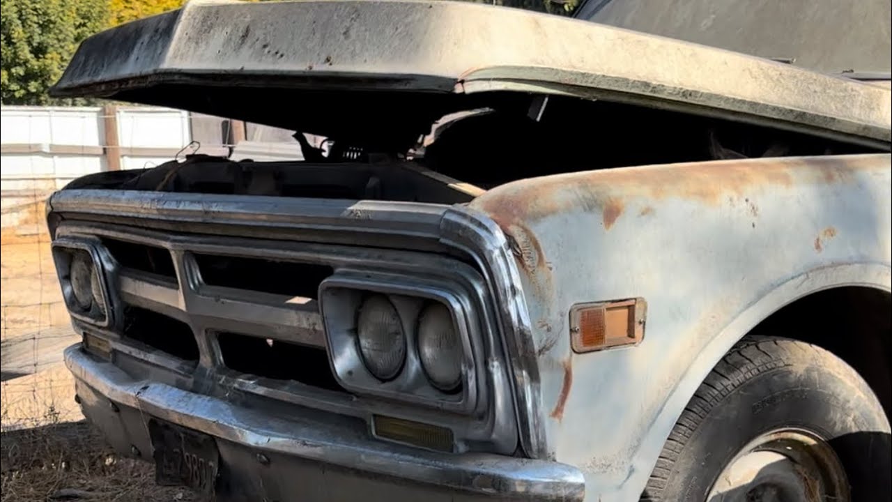 Trying to get my 1968 GMC up and going after 16 years #projectcars # ...