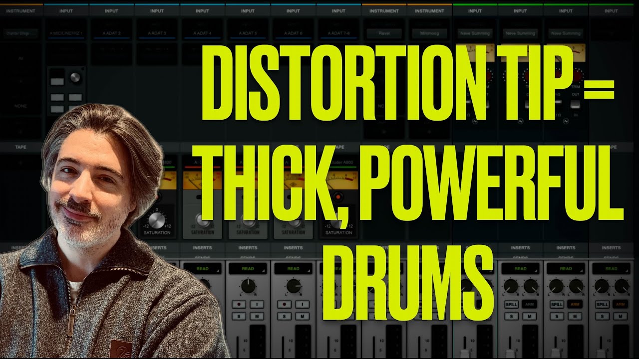 Simple Distortion Mix Tip for Thicker, Bigger Drums - YouTube