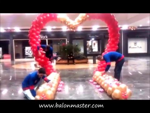 SEVGİLİLER GÜNÜ BALON GEÇİT TASARIMI