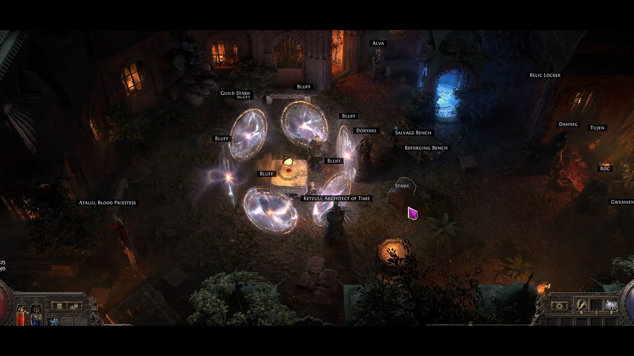 Path of Exile 2: Four at once - one Hideout for each free base - YouTube