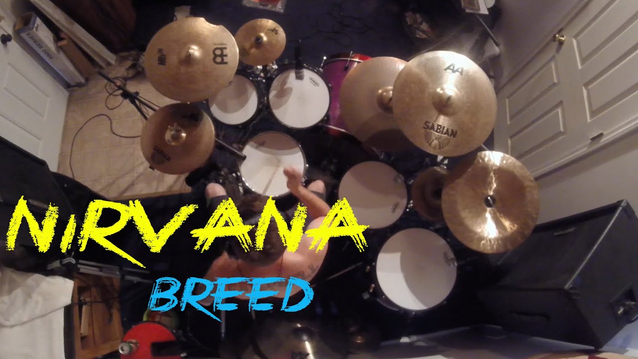 Nirvana - Breed - Drum Cover - YouTube