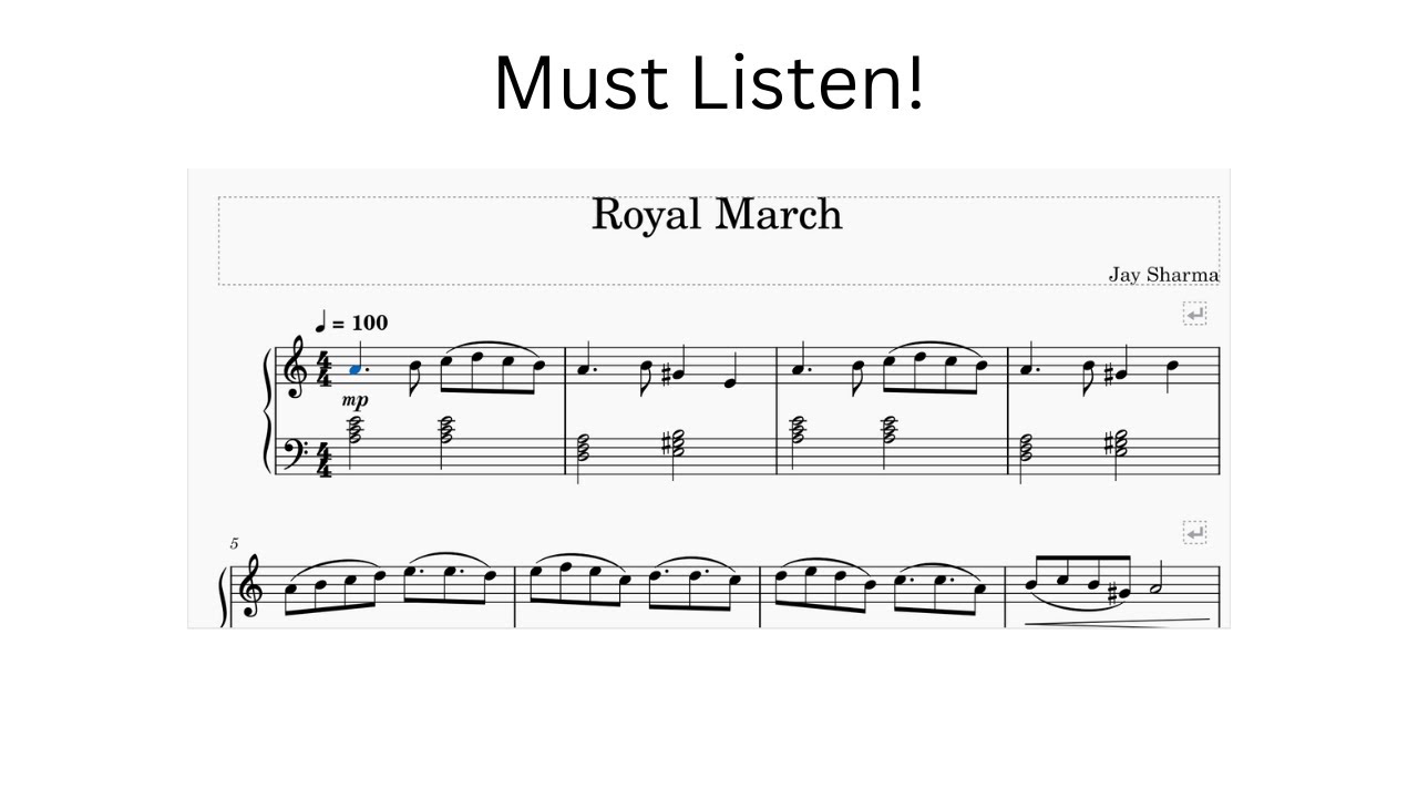 Royal March (piano piece) - YouTube
