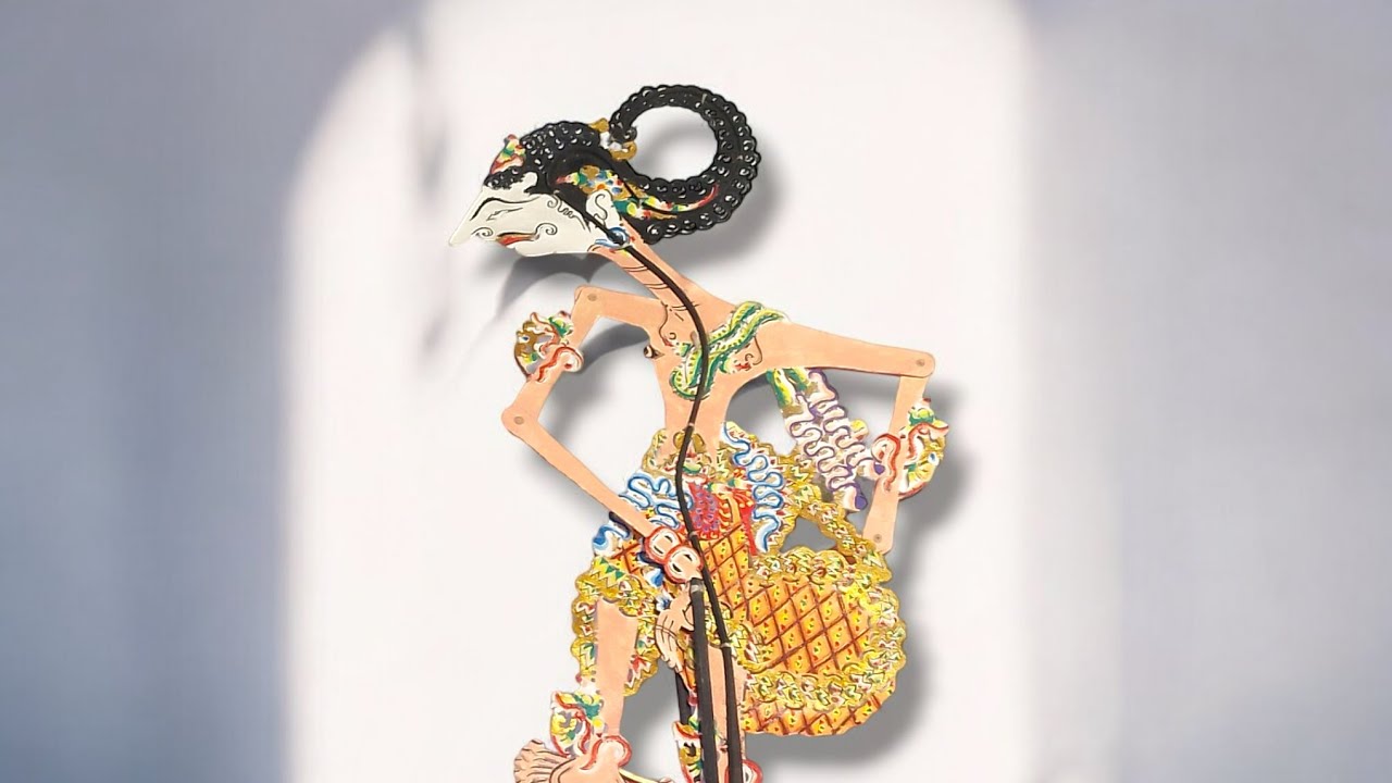 Wayang Kulit Alusan Lesmana 60cm - YouTube
