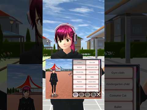 tutorial ganti baju tanpa harus ke rumah dulu #tutorial #sakuraschoolsimulator #masukberanda #shorts