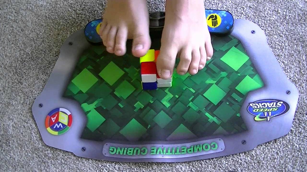 Solving A 2x2 With My Feet - YouTube