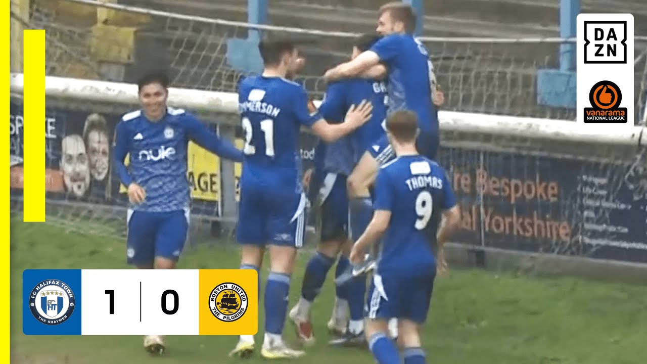 FC Halifax Town 1-0 Boston United | National League HIGHLIGHTS - YouTube
