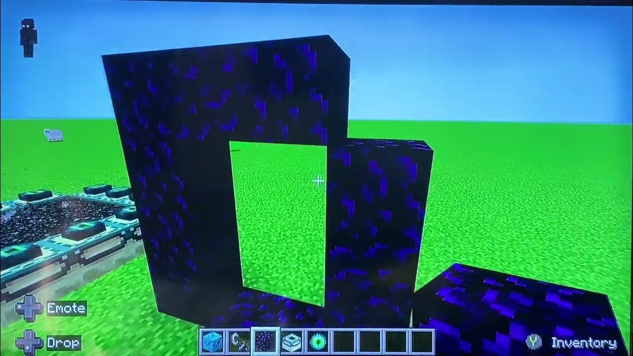 Building portals on Minecraft Bedrock edition - YouTube