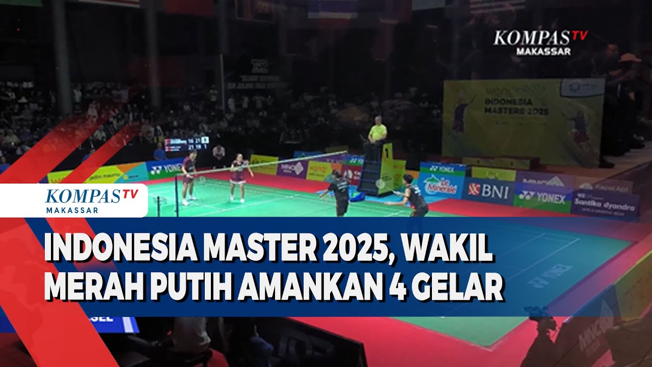 Indonesia Master 2025, Wakil Merah Putih Amankan 4 Gelar - YouTube
