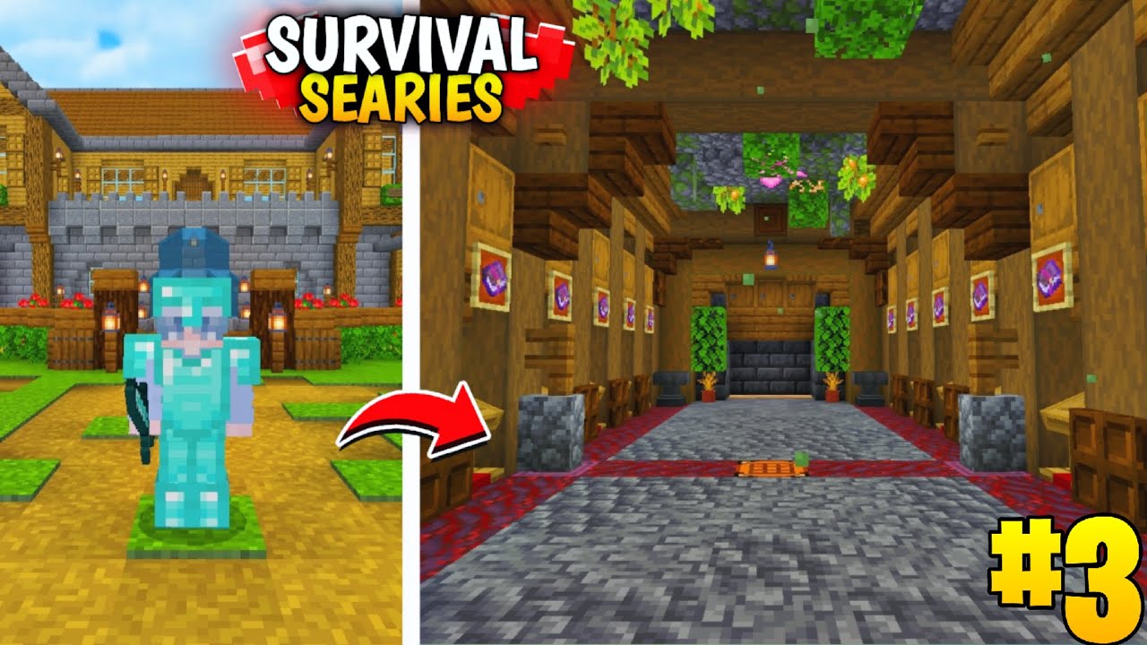 I BUILD ULTIMATE VILLAGER TRADING HALL || MINECRAFT EPISODE #3 - YouTube