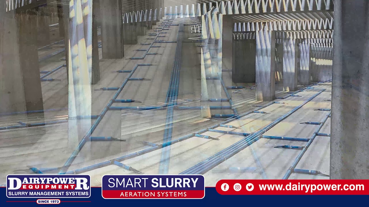 Dairypower Smart Slurry Aeration - BEEF UNIT UNDER-SLAT TANK - YouTube