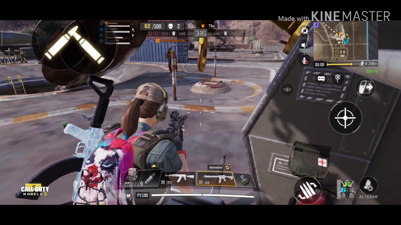 Partida squad Br - call of duty mobile - YouTube