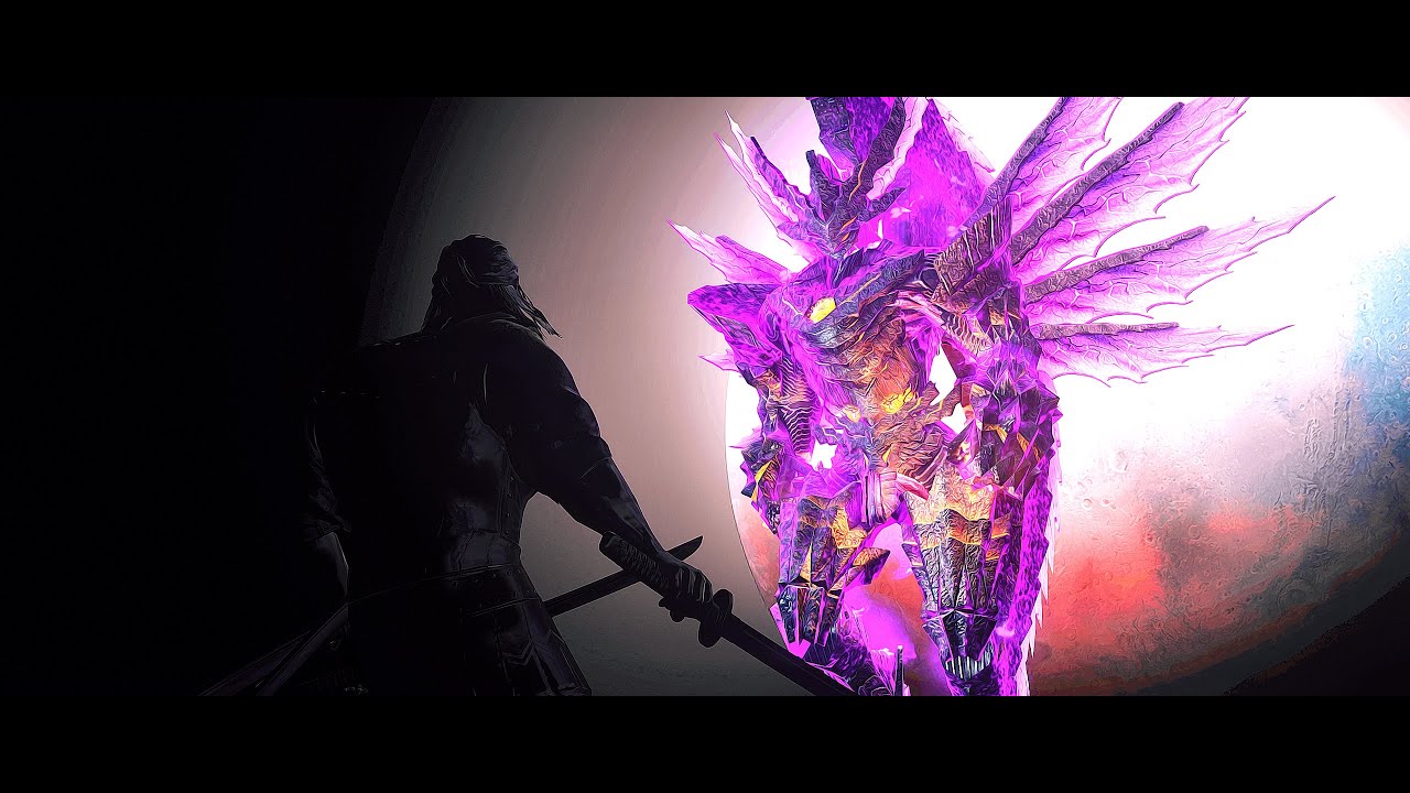 Skyrim Mod: The Dark World Boss Fight | Crozax, The Avatar of Padomay ...