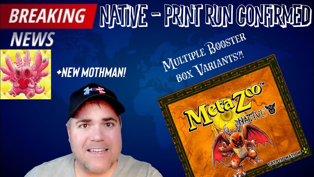 MetaZoo NATIVE PRINT RUN REVEALED WITH 4 DIFFERENT BOOSTER BOXES (plus ...