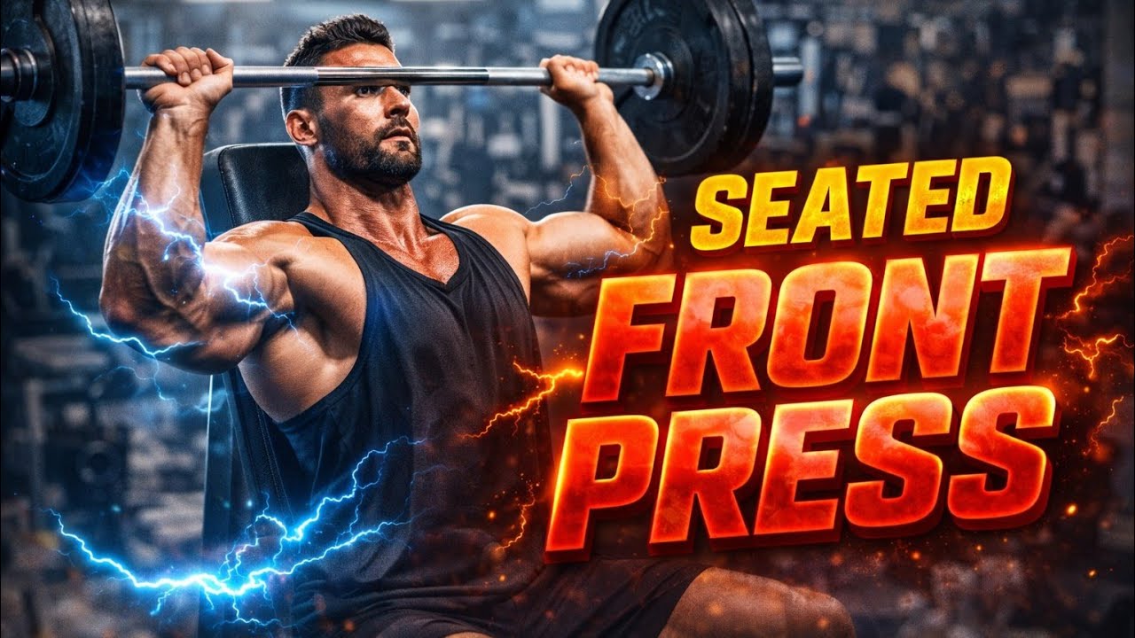 Seated Front Press Exercise | Shoulder Strength & Muscle Building ...