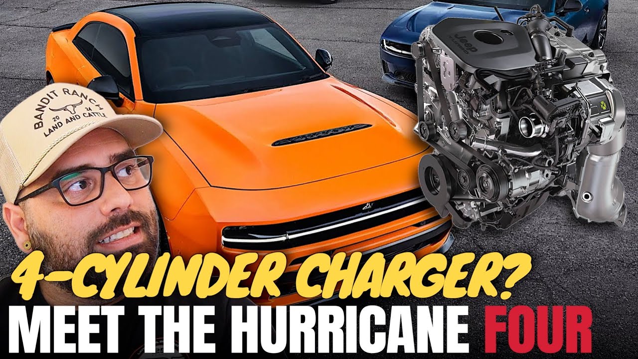 Dodge Charger Goes 4 Cylinder?! Meet the New Hurricane Four Engine ...