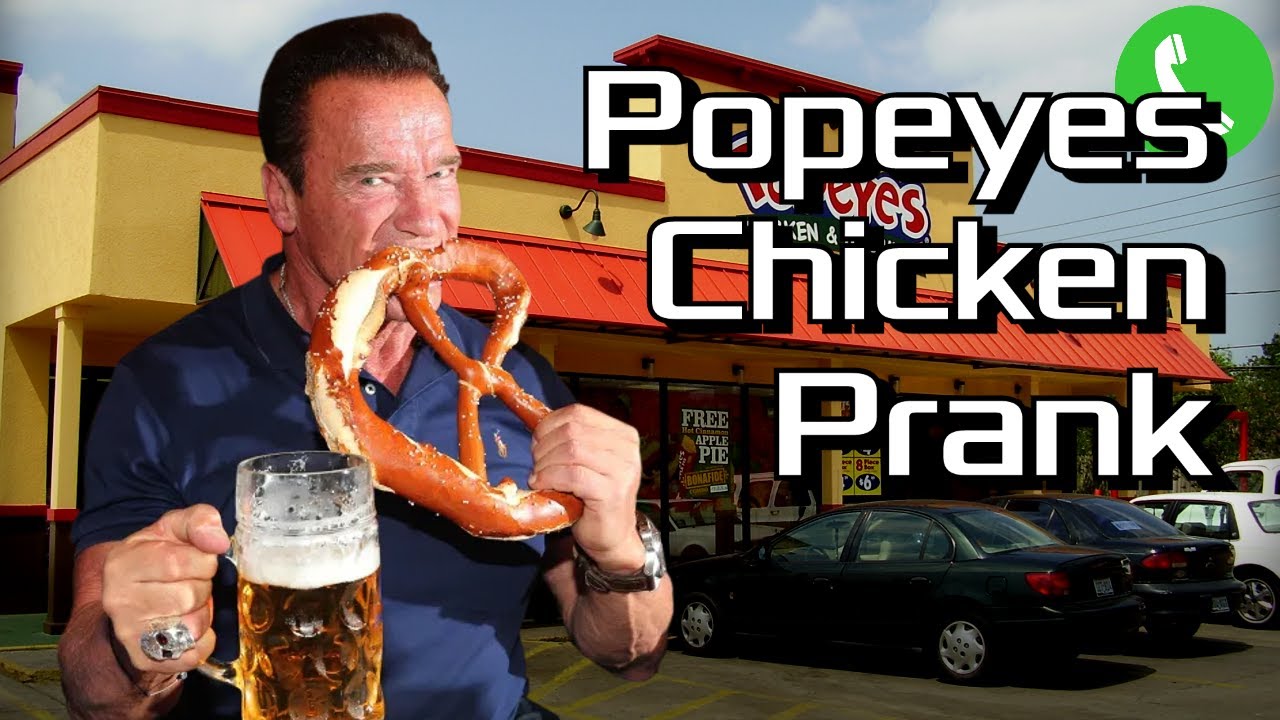 Arnold Calls Popeyes Chicken - Prank Call - YouTube