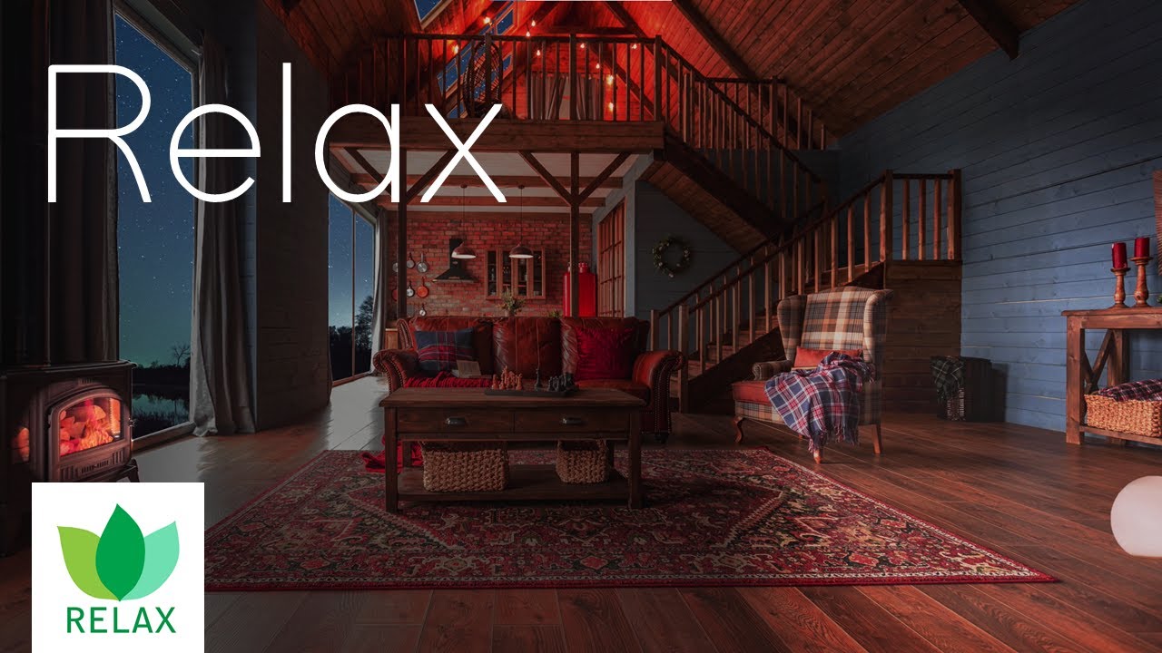 [FIREPLACE 3 Hours] Fireplace in Cozy House - Soothing, Relaxing ...