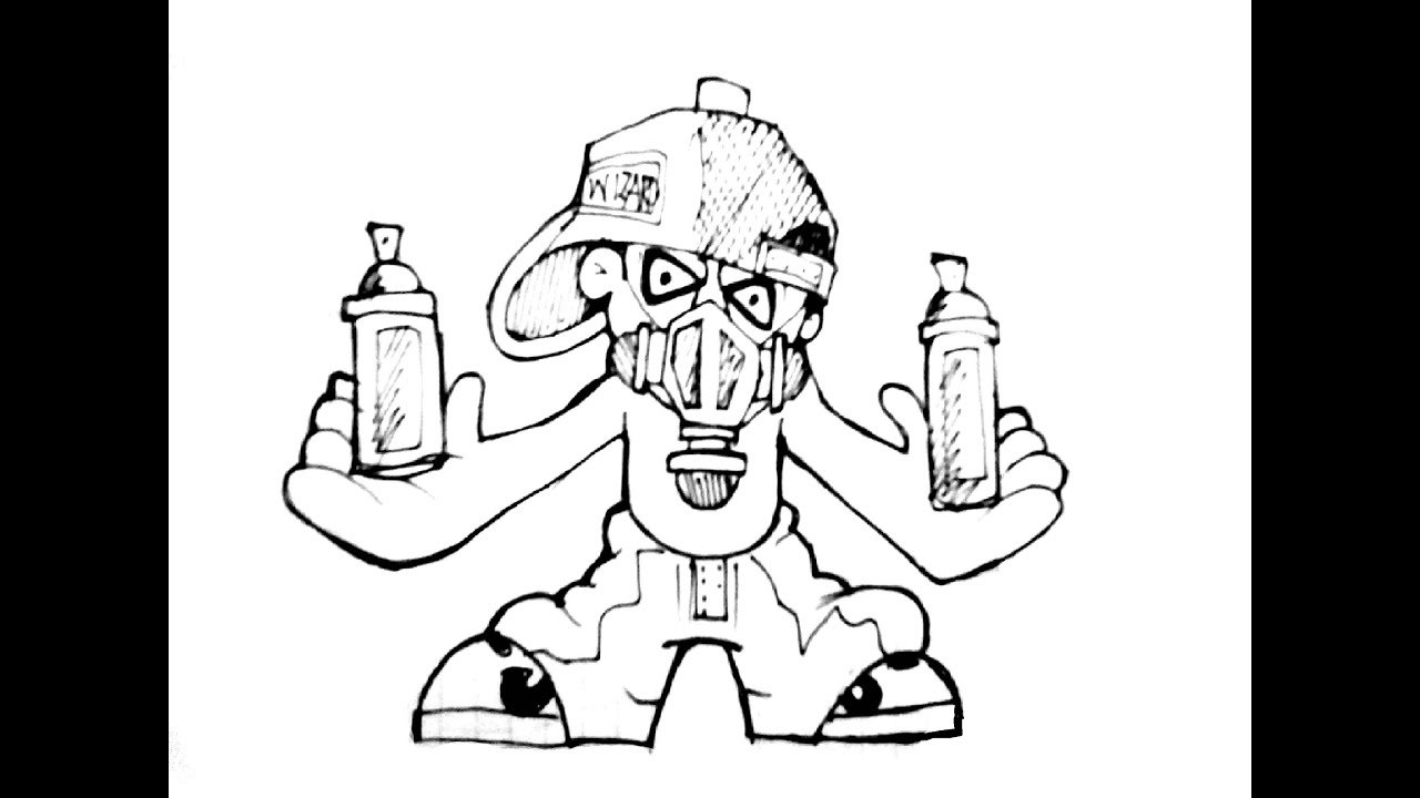 How to draw a Gas Mask Character 2014 - YouTube