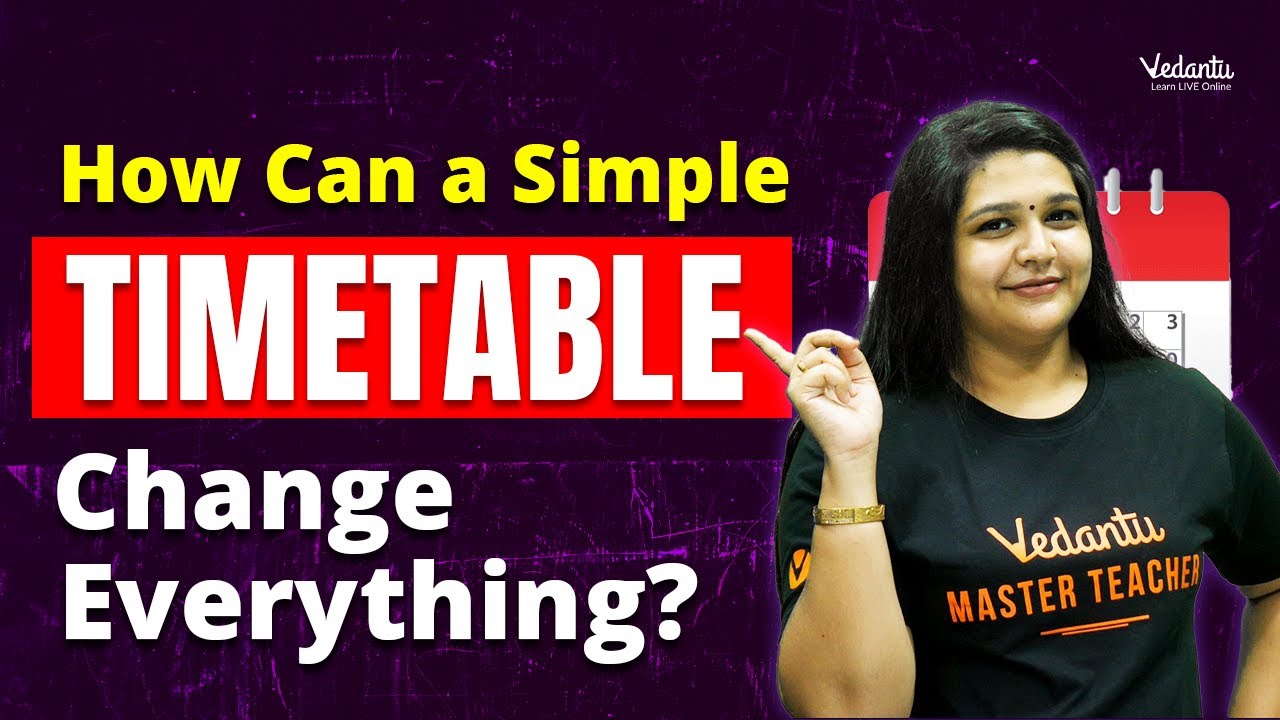 How Can A Simple Timetable Change Everything?🤯📅 Must Watch | Suba Ma'am ...