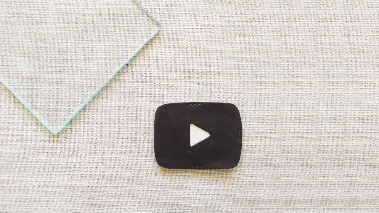 Making a YouTube Card Holder / Leather Craft - YouTube