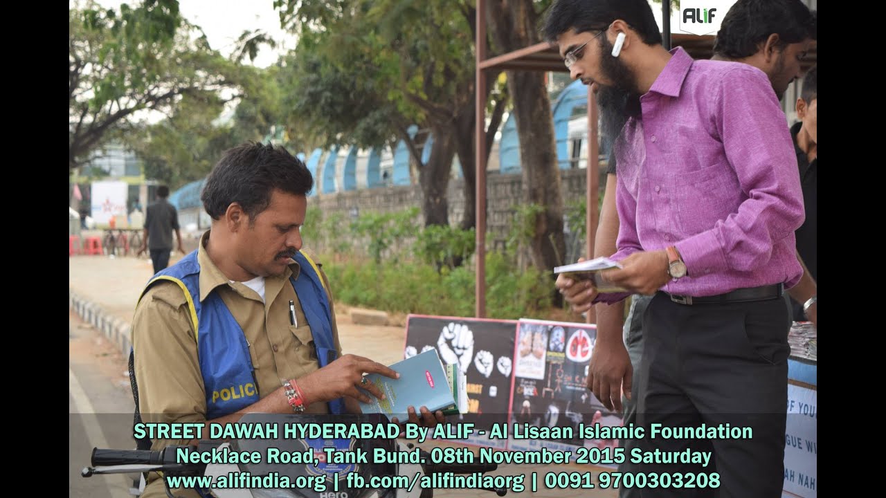 STREET DAWAH HYDERABAD By ALIF - Al Lisaan Islamic Foundation - YouTube