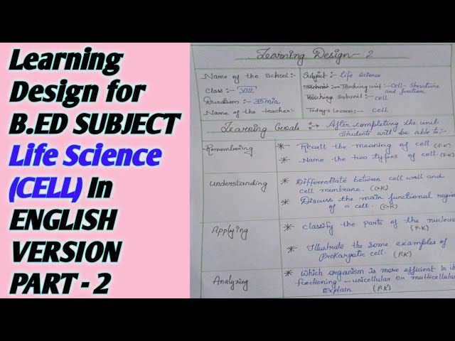 Life Science Examples