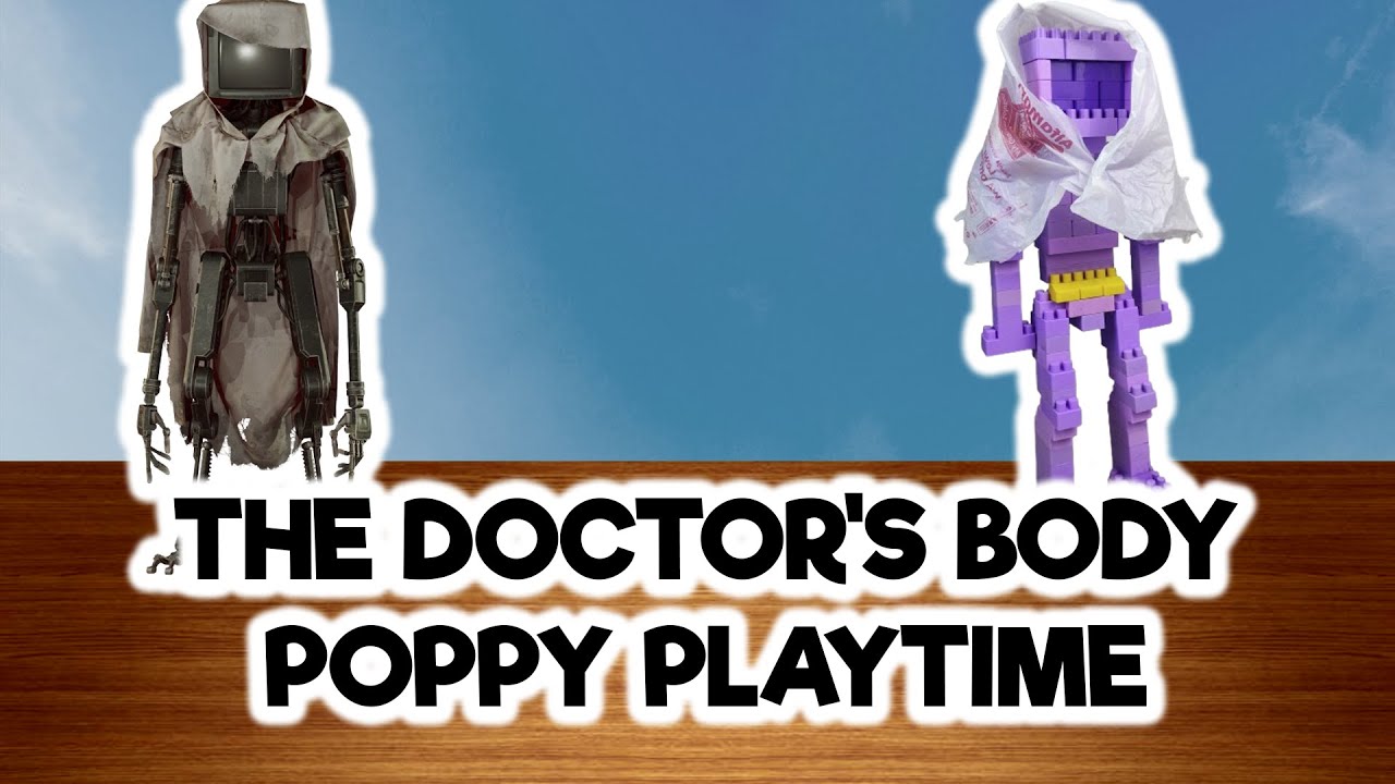 Cara Membuat The Doctor's Body Poppy Playtime Dari Balok Susun - YouTube