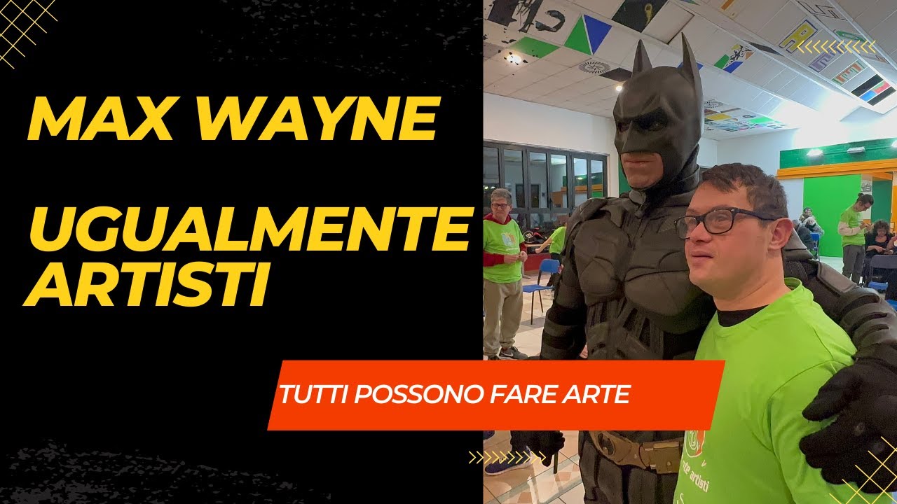 MAX WAYNE INCONTRA L'ASSOCIAZIONE UGUALMENTE ARTISTI A BUCCINASCO ...
