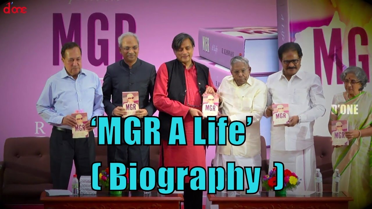 ‘MGR A Life’ - A Biography | Book Release Event | D'One - YouTube