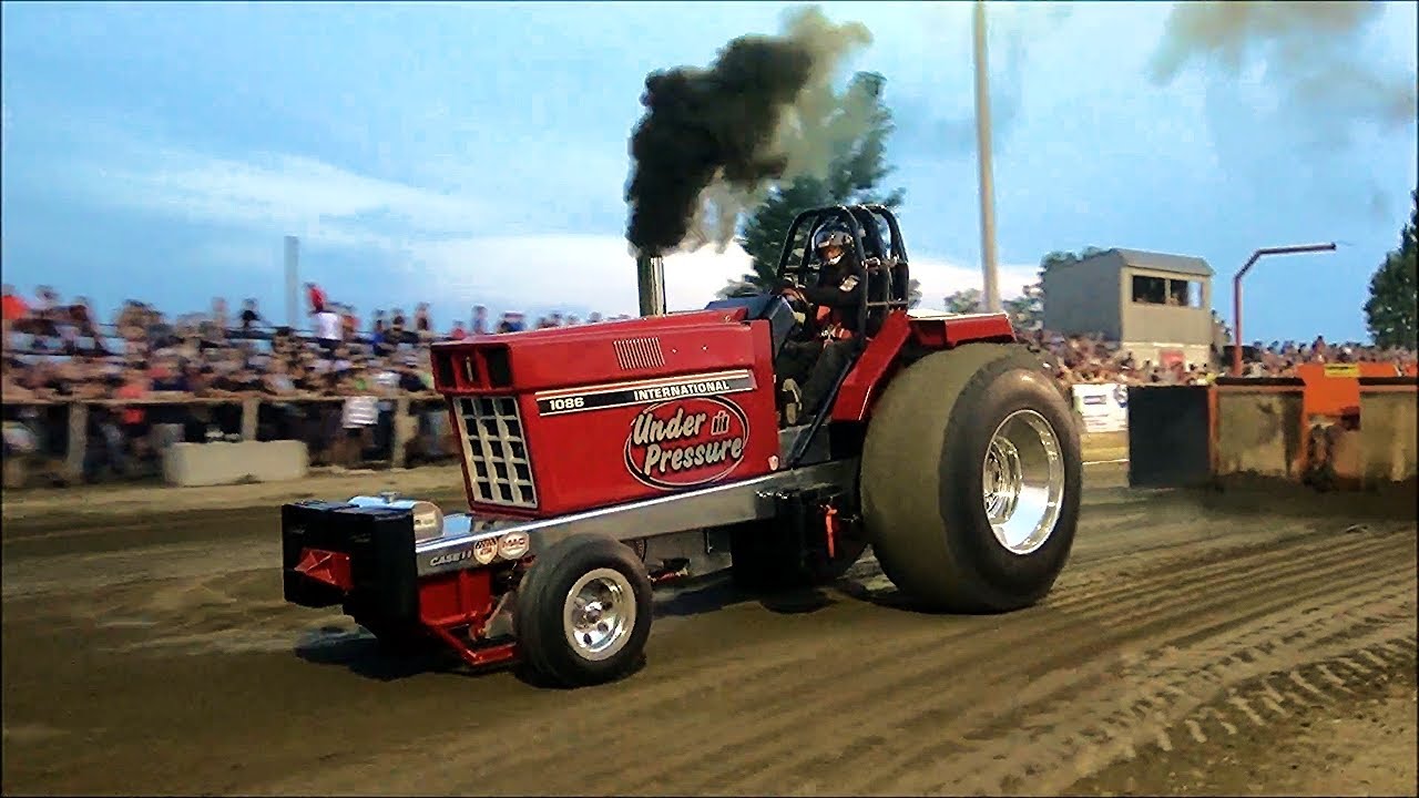 Pro Stock Tractors at St Isidore 2019 Tractor Pulling by ASTTQ 4K - YouTube