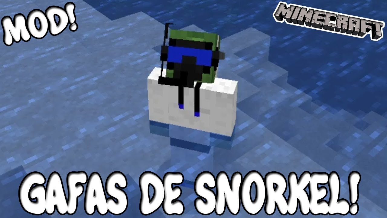 GAFAS DE SNORKEL! Minecraft 1.19 MOD EXLINE'S SNORKEL! - YouTube