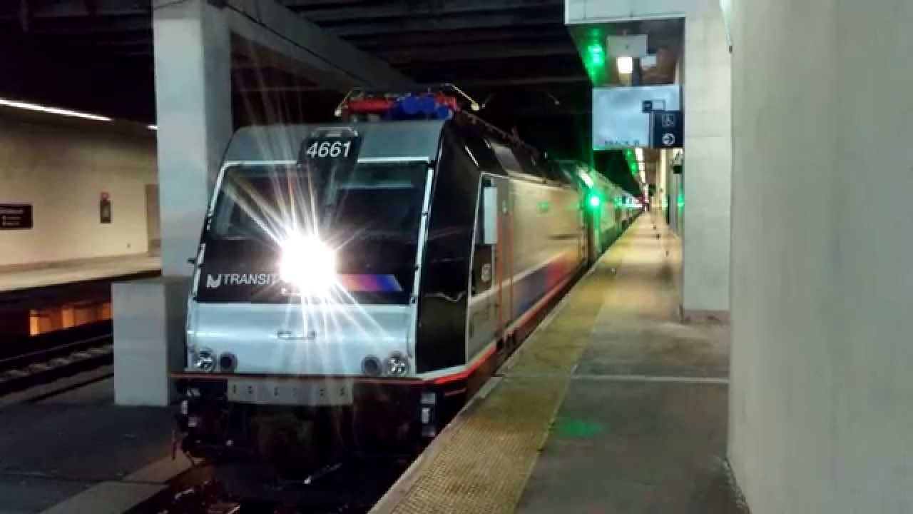 NJT Rail - Bombardier ALP-46A #4661 departing Secaucus Junction [Mobile ...